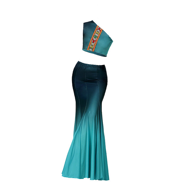 Dai dance clothing Dai dance skirt peacock dancer art test children's ...