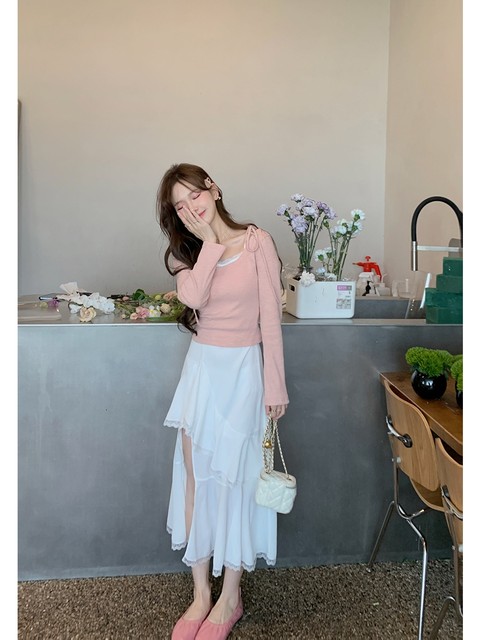 Zozo's small short strap top, fashion set, women's spring and summer ...