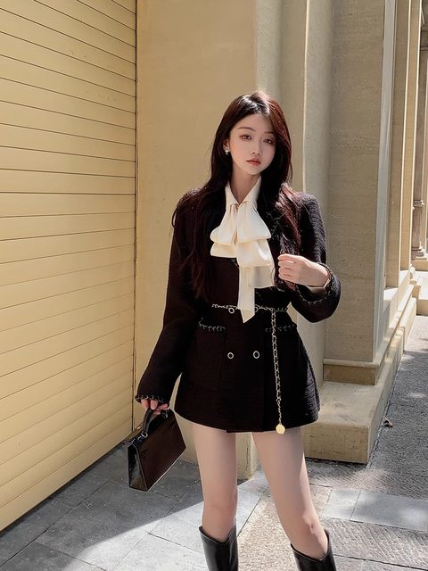 Sasa's small guy, small scented wool plaid braided suit jacket for ...