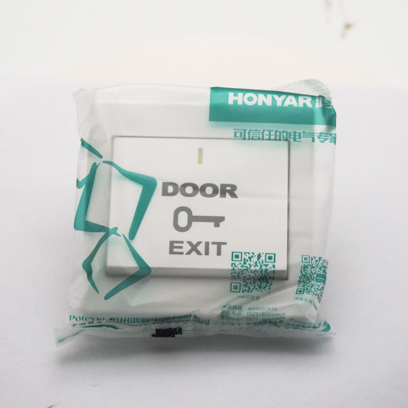 Honyar Access Control Switch - Ivory White - Type 86