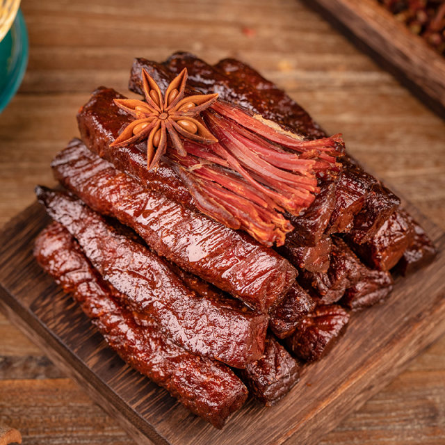 Shilekang Inner Mongolia air-dried beef jerky vacuum hand-shred casual snacks fitness specialty ...