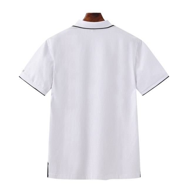 BYD white short-sleeved POLO shirt ocean net combed cotton T-shirt BYD Dynasty 4S shop summer ...