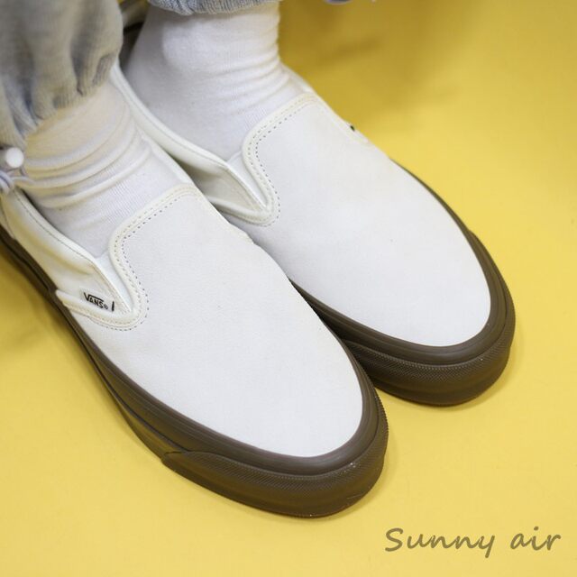 Sunny spot VANS raw rubber sole AUTHENTIC deconstructed canvas casual ...