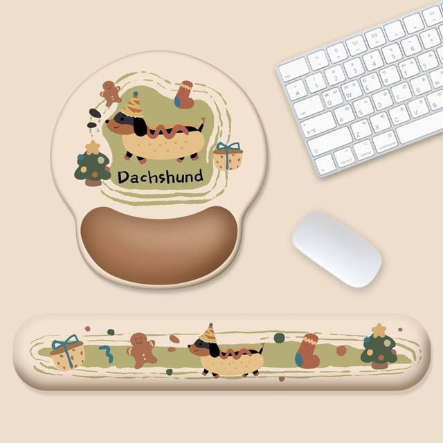 Dachshund original wrist guard mouse pad anti-slip office and home ...