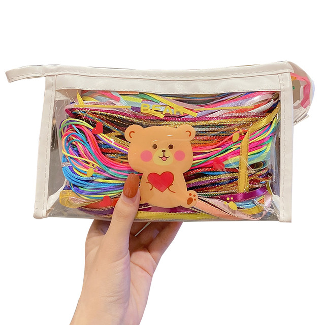 Braided hair color rope women's dirty braid head rope hair rope ...