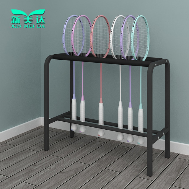 Badminton racket placement rack for home badminton hall training rack