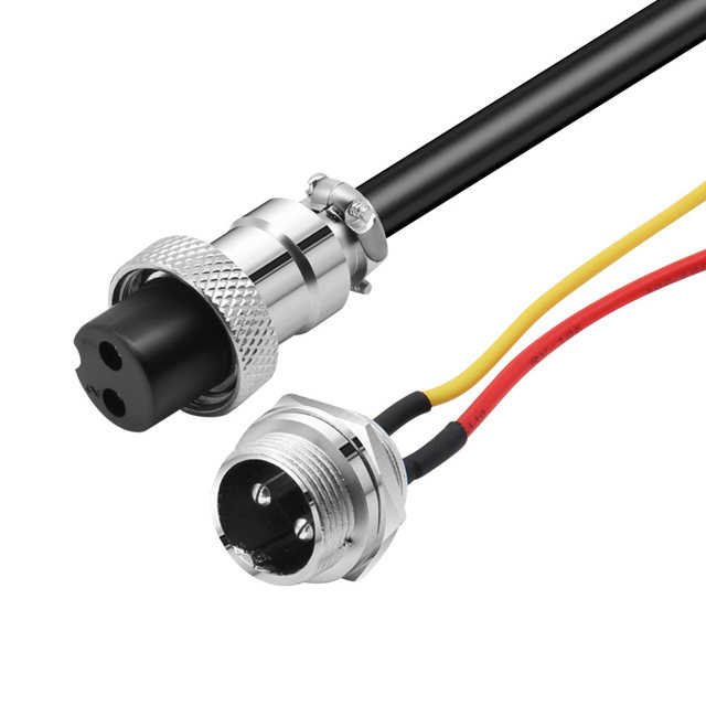 GX12 Air plug -in socket Customized male head 234567 core cable double ...