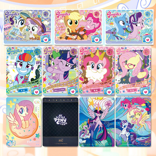 A full box of genuine card games, My Little Pony cards, fun shadow pack ...
