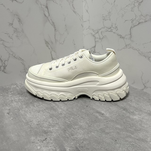 FILA LAVA soft-soled thick-soled new canvas shoes spring, autumn and summer women's shopping ...