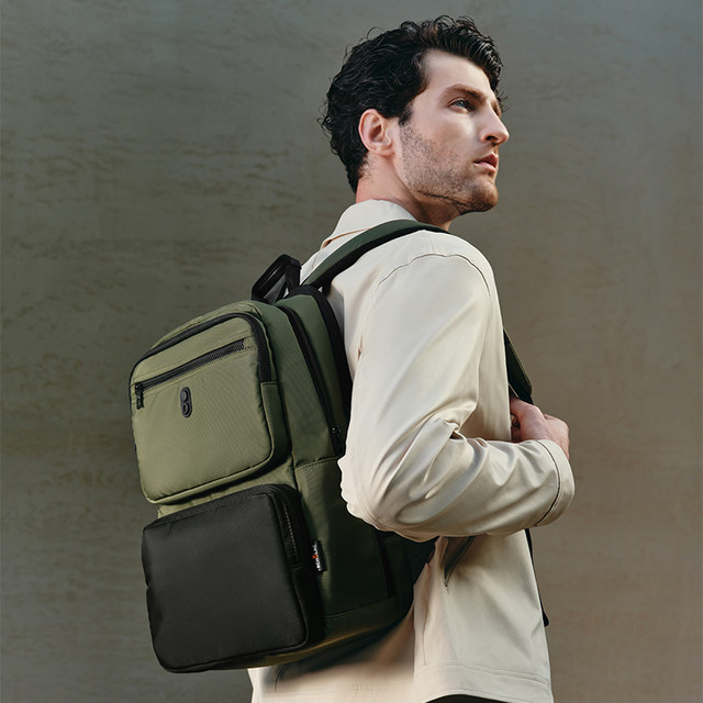 Echolac/爱COLA backpack men's large capacity expandable school bag ...