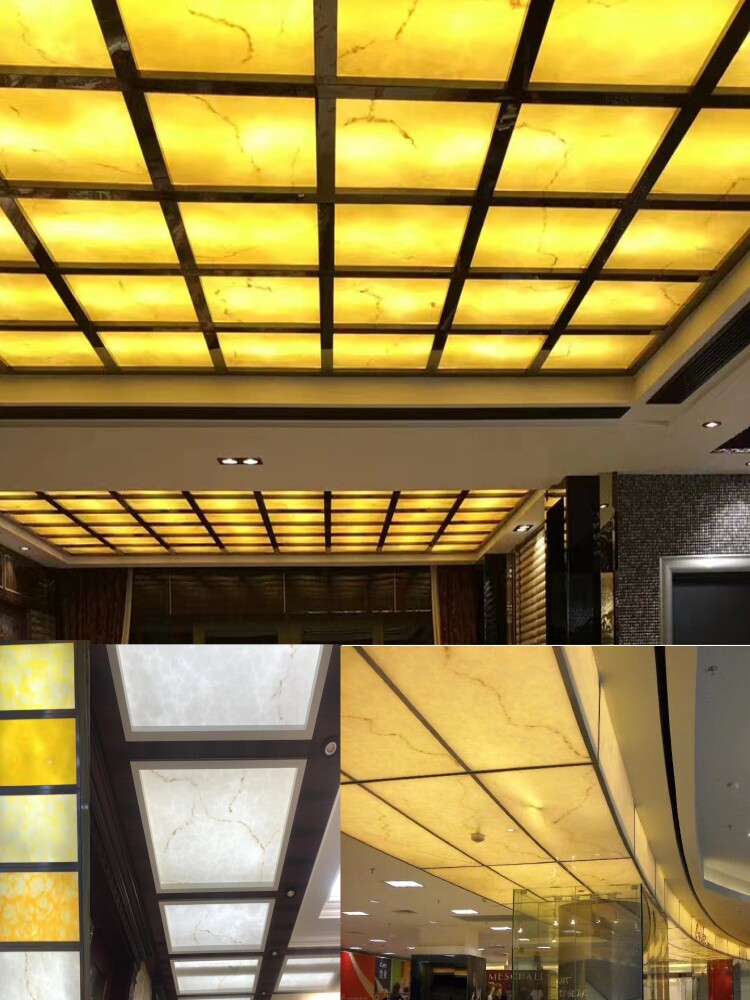 Artificial Translucent Stone Plate - Ceiling, Wall & Countertop Use