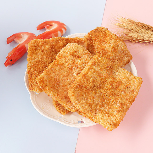 Thailand's original imported Zuoshan brand shrimp shredded rice cake ...