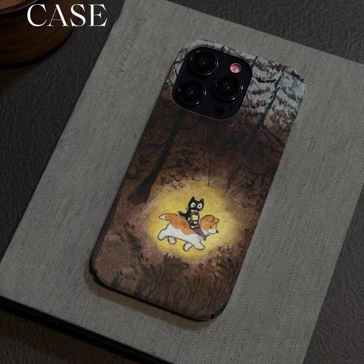 Forest dogs are suitable for iPhone16promax Apple 15 Xiaomi 14 new Mate60 Huawei P70 applicable ...