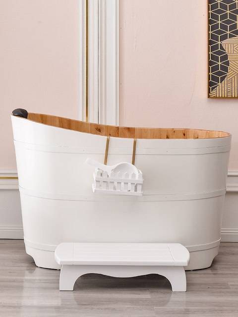 Beauty salon wooden barrel bath barrel whole body sweat steaming barrel ...