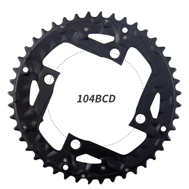 Haomeng mountain bike chainring repair chainring 8/9/10 speed 22/32/44 tooth chainring repair ...