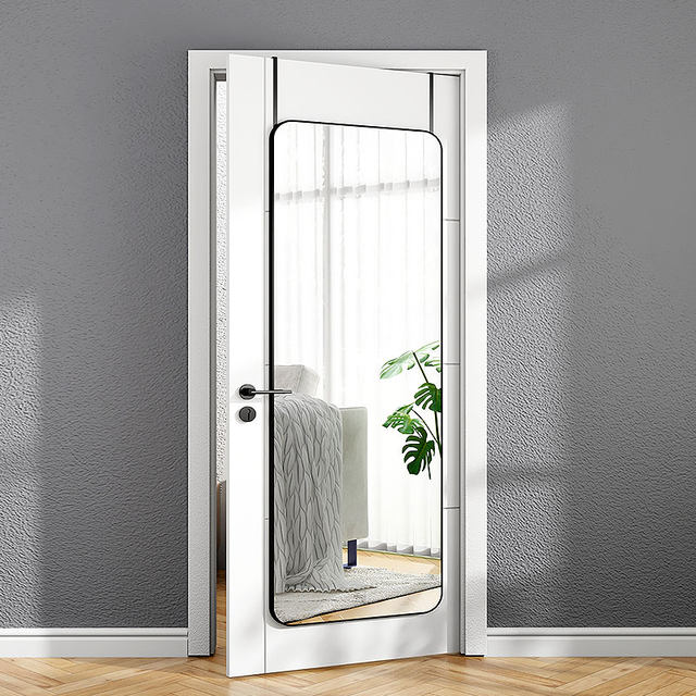 Door-mounted mirror wall-mounted self-adhesive household full-body ...