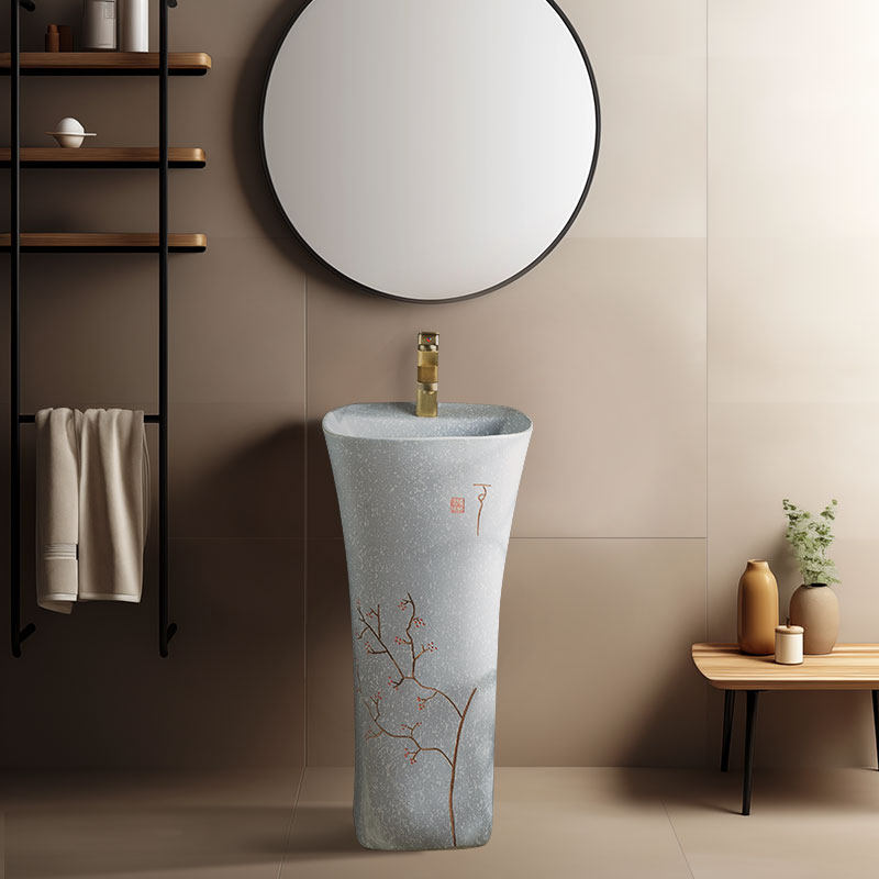 Lavabo de columna lavabo para exteriores - lavabo de mesa de columna de ...