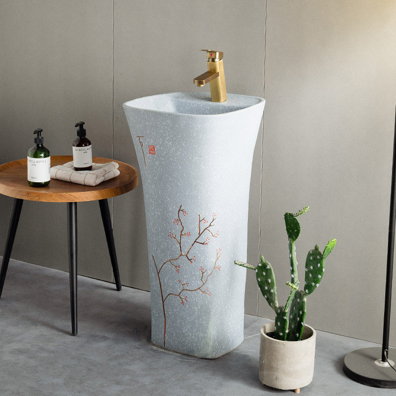 Lavabo de columna lavabo para exteriores - lavabo de mesa de columna de ...