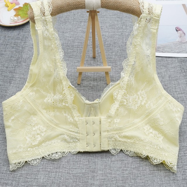 Thin bra large size comfortable and breathable foreign trade luxury ...