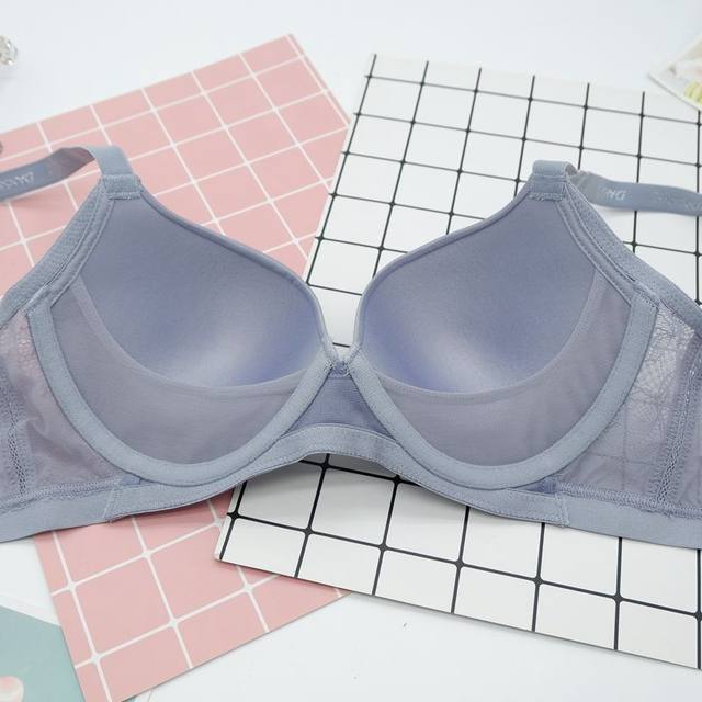 Seamless wire-free bra Korean foreign trade original single glossy thin ...