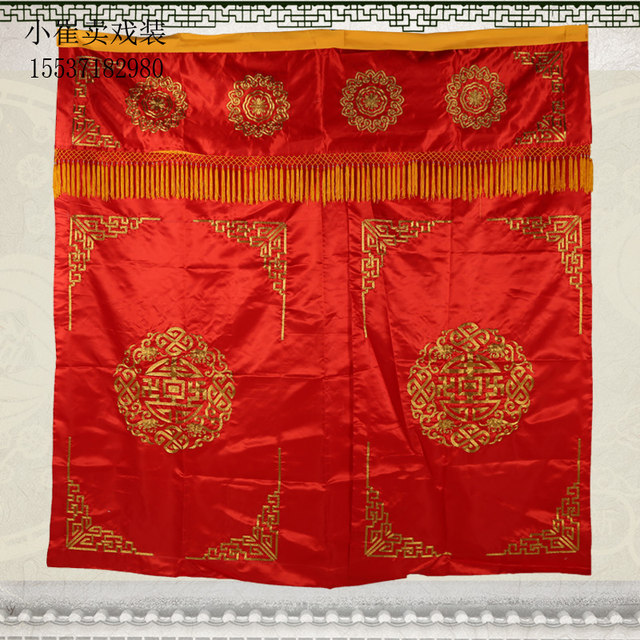 Peking opera opera costumes stage performance background props big tent ...