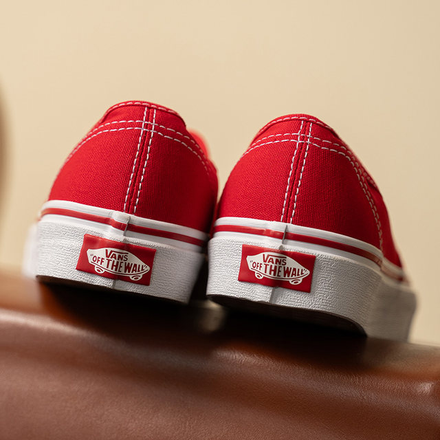 VANS Fans official classic AUTHENTIC positive red classic personality ...