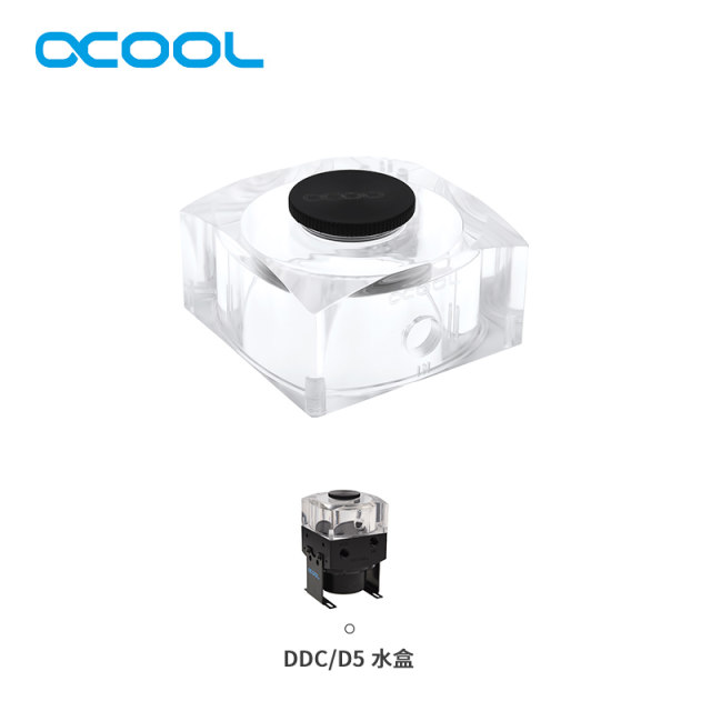AlphaCool Water Cold Pump DDC Pump D5 D5 Glip POM/Acrylic Version Water Box