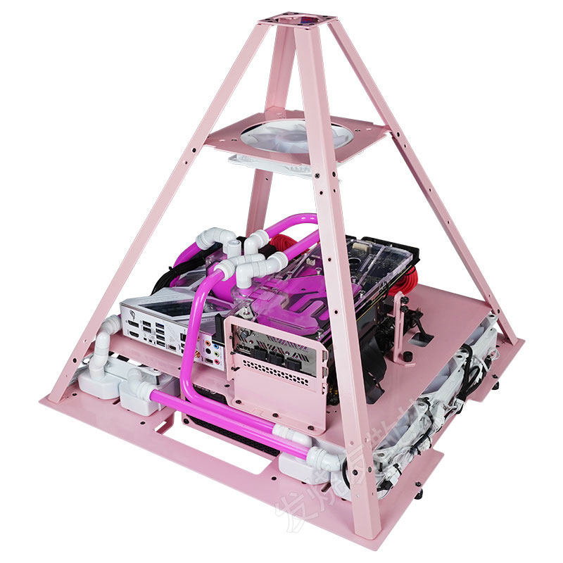 Enthusiast water cooling pyramid 804L customized chassis CPU graphics ...