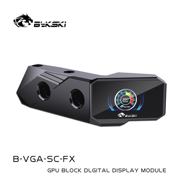 Bykski B-VGA-SC-FX graphics card water block vertical bridge module ...