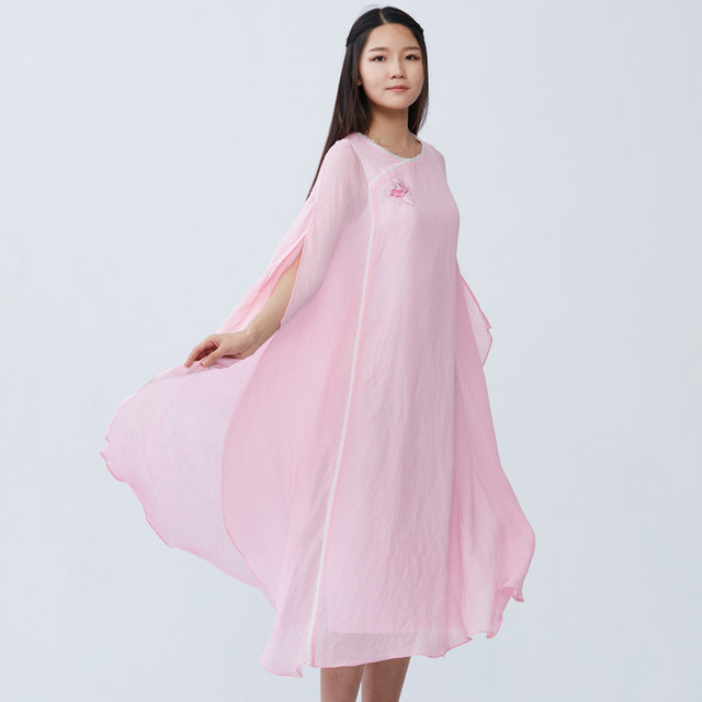 Ciyuan original Chinese style elegant Zen dance service host clothing ...