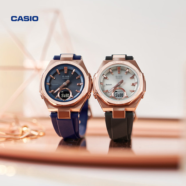 casio flagship store MSG-B100G Euro 8 octagonal waterproof women's watch Casio official ...