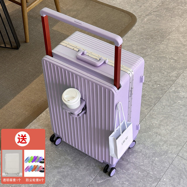 Wide trolley suitcase for women 2024 new trolley suitcase, strong and ...