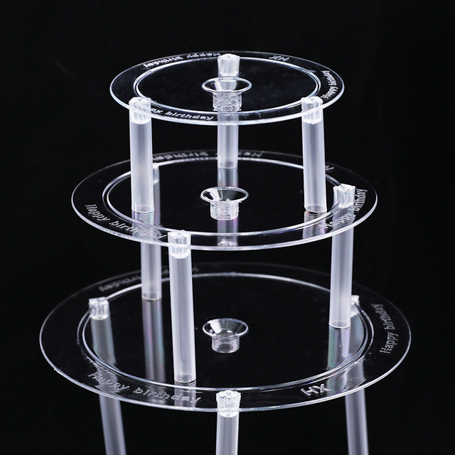 Double-layer cake piling bracket multi-layer piling gasket isolated ...