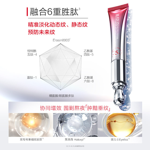 Marumi Little Red Pen Eye Cream Massage Head Fades Dark Circles Eye ...