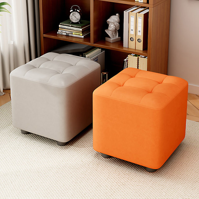 Stool small low stool living room square stool small sitting stool ...