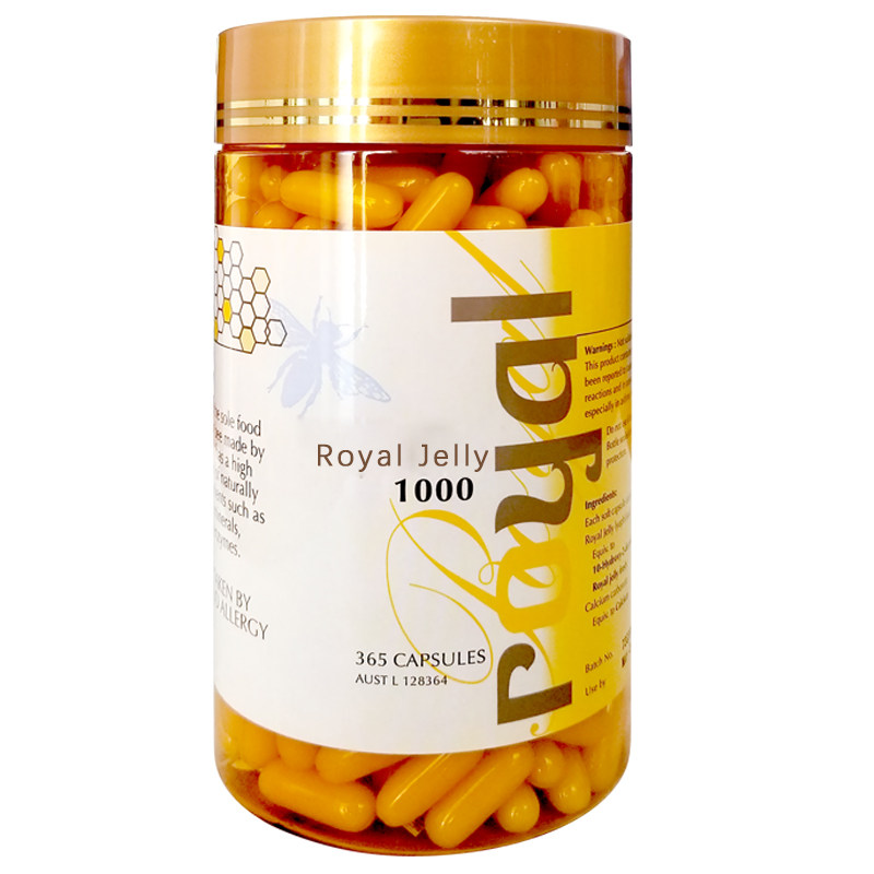 Capsules de gelée royale sans sucre Gold Coast - 365 comprimés