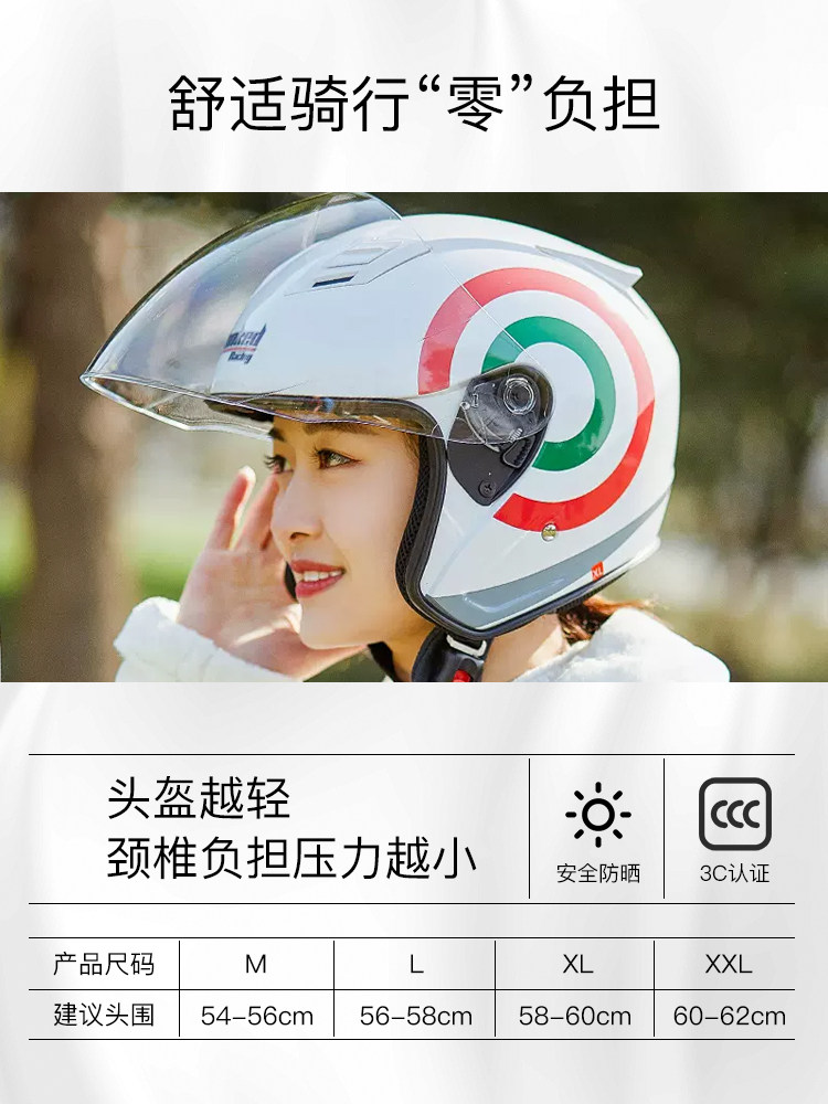 Electric Vehicle Helmet Breathable Motorcycle Helmet