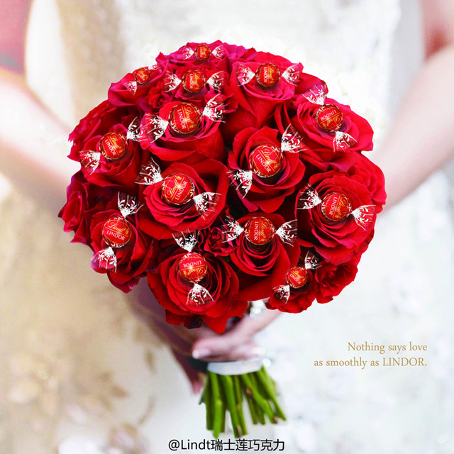 Lindt imported soft-core milk dark chocolate bulk wedding candy ...