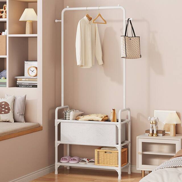 Clothes rack, coat rack, dormitory rental, floor-standing bedroom ...
