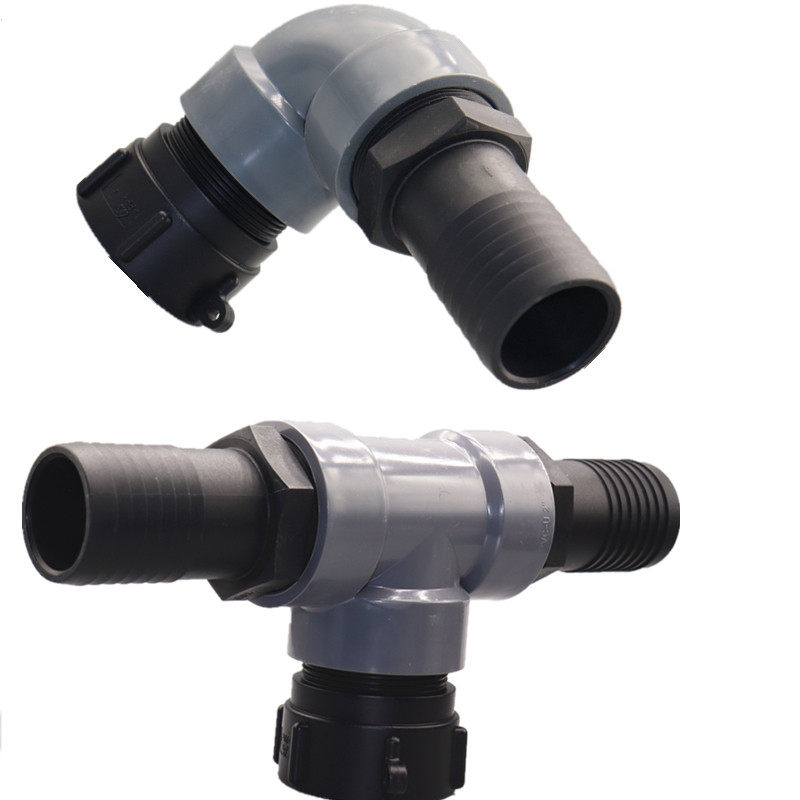 IBC Ton Barrel Connector Accessories - Plastic Connector Tee Elbow ...