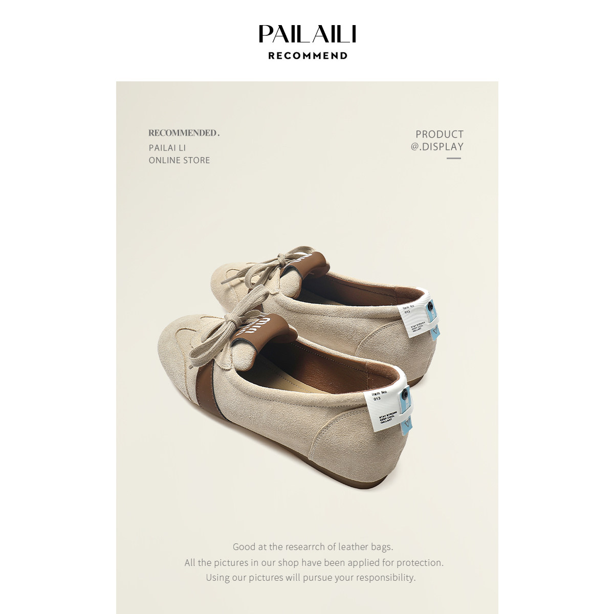 4cm higher inside moral training shoes, soft-soled, ballet style, casual, versatile, shallow ...