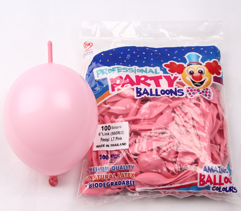 Thailand 6-Inch Tail Balloon Decoration 100 Pieces