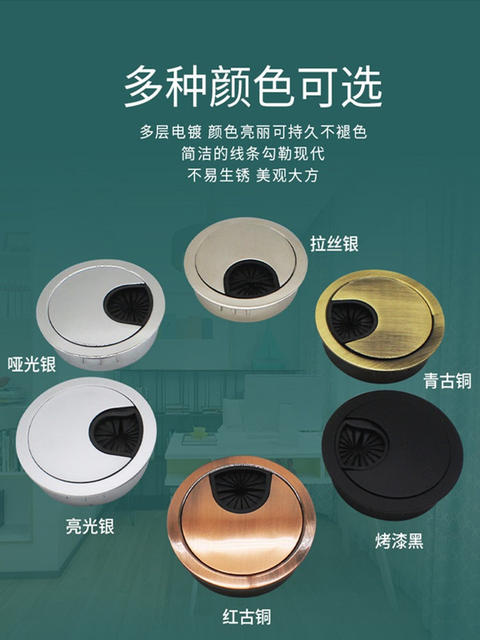 Computer desk open hole cover, threaded hole cover computer table -type ...