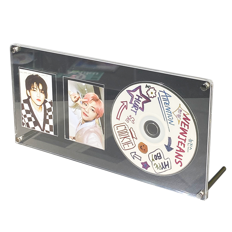 Glock Acrylic CD Photo Frame Display - Rectangle Modern Style