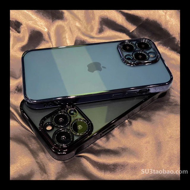 High-definition transparent electroplated frame acrylic FindX6pro blue