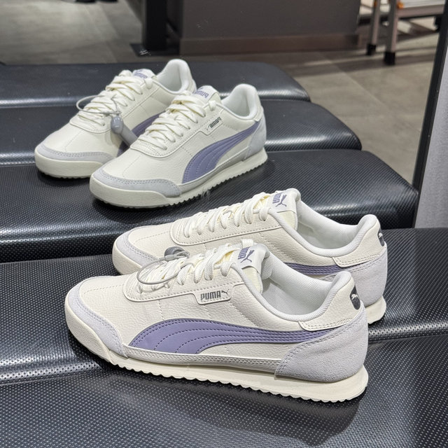 PUMA new women's retro low-top lightweight breathable versatile white ...