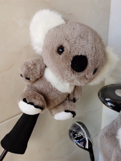 Cute Koala Golf Driver Hat Cover Club Cover Stuffed Animal Driver ...