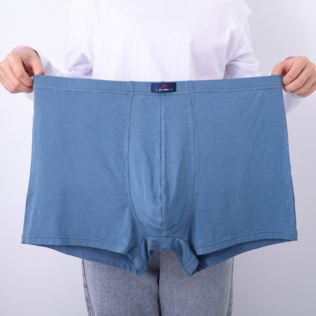 2-4 pairs of modal cotton boxer briefs for men, bamboo fiber cotton ...