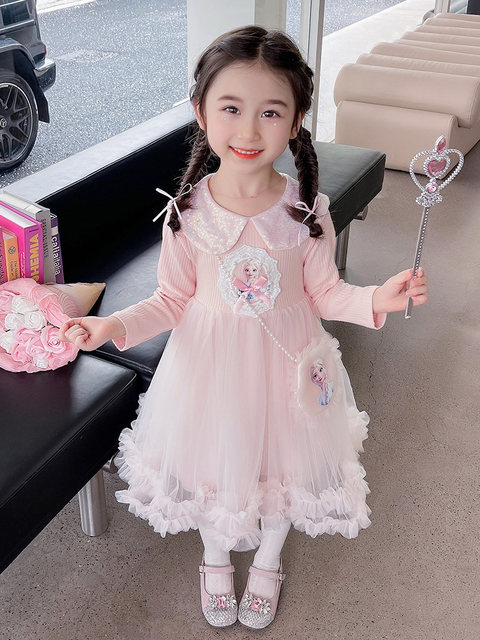 Girls Princess Aisha dress 2025 spring dress new style skirt little ...