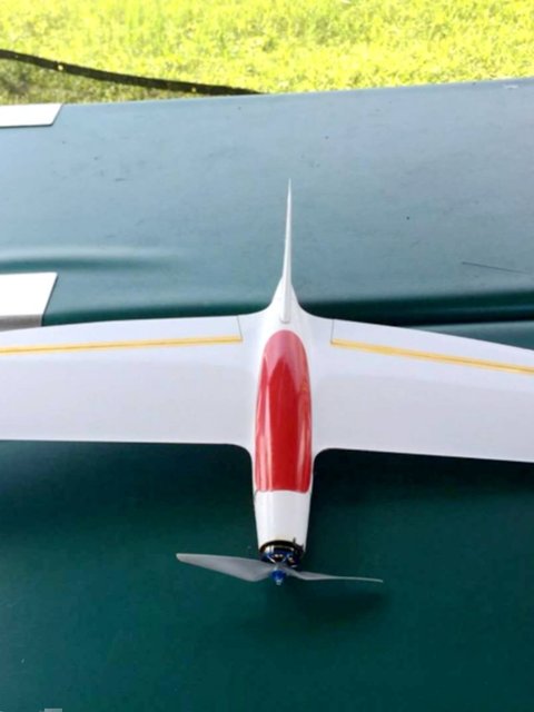 TJIRC compound material glide machine carbon fiber mini small Q flying ...